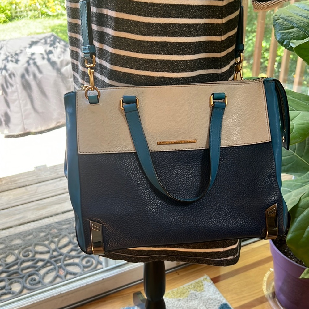 Marc Jacobs Sheltered Island Colorblock Bag Cement Mu… - Gem